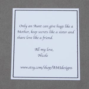Great Aunt Gift, Auntie Gift, Family Presents, Great Aunt Jewelry ...