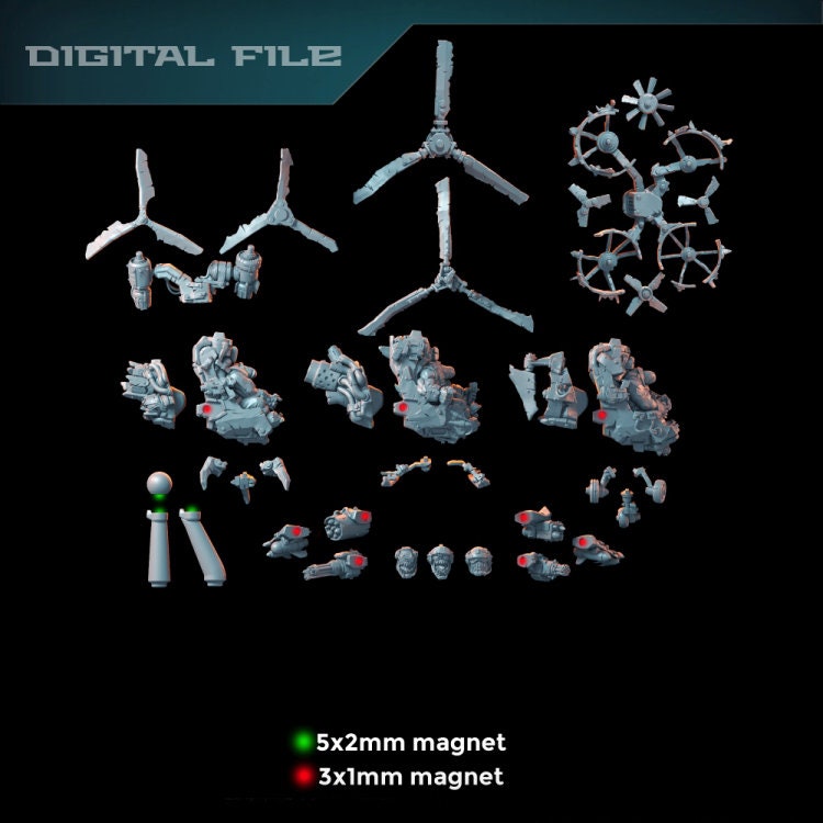 X3 Heli Ops Orcs With Gun Options - Etsy