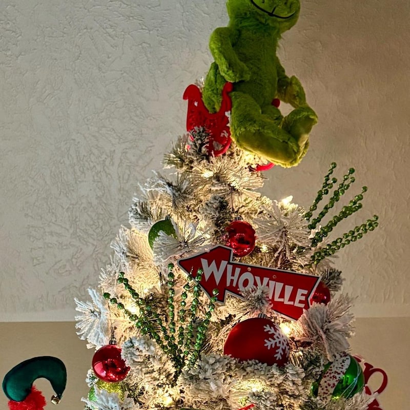 Grinch Tree Toppers - Etsy