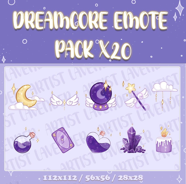 Dreamcore Emote Pack - Etsy
