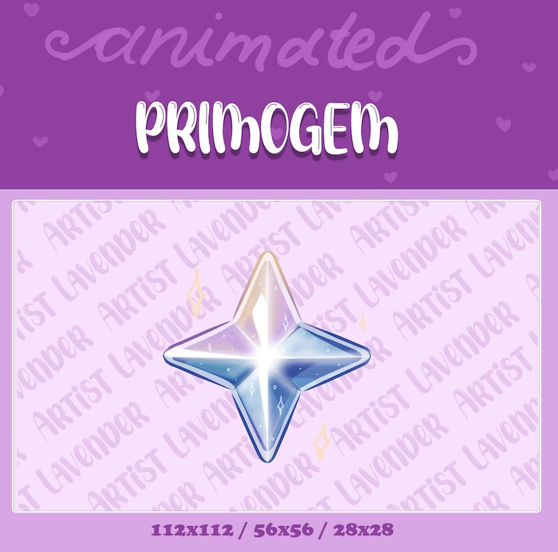 Primogem Animated Spinning Emote - Etsy