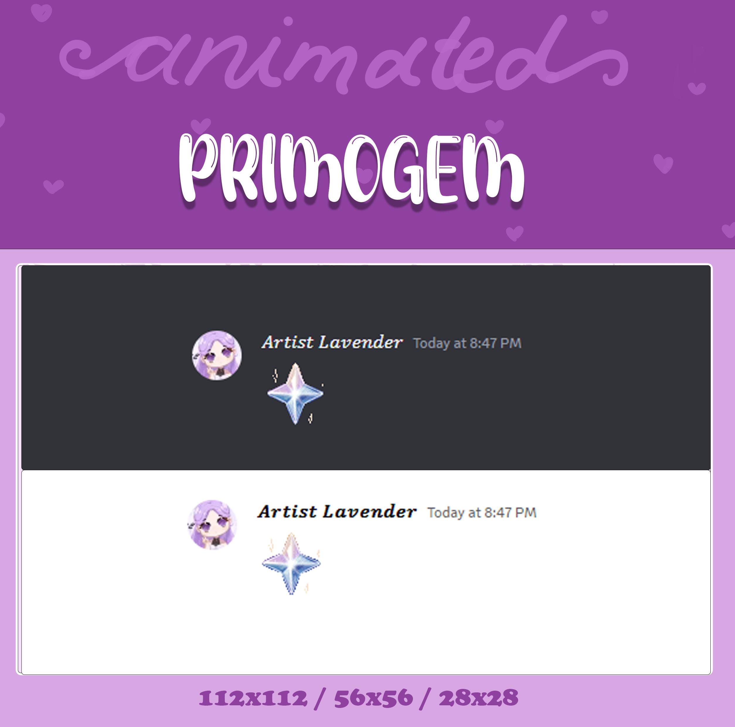 Primogem Animated Spinning Emote - Etsy