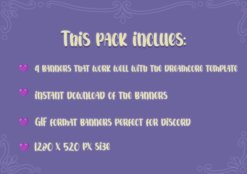 ANIMATED Discord Server Banner - Dreamcore - Etsy