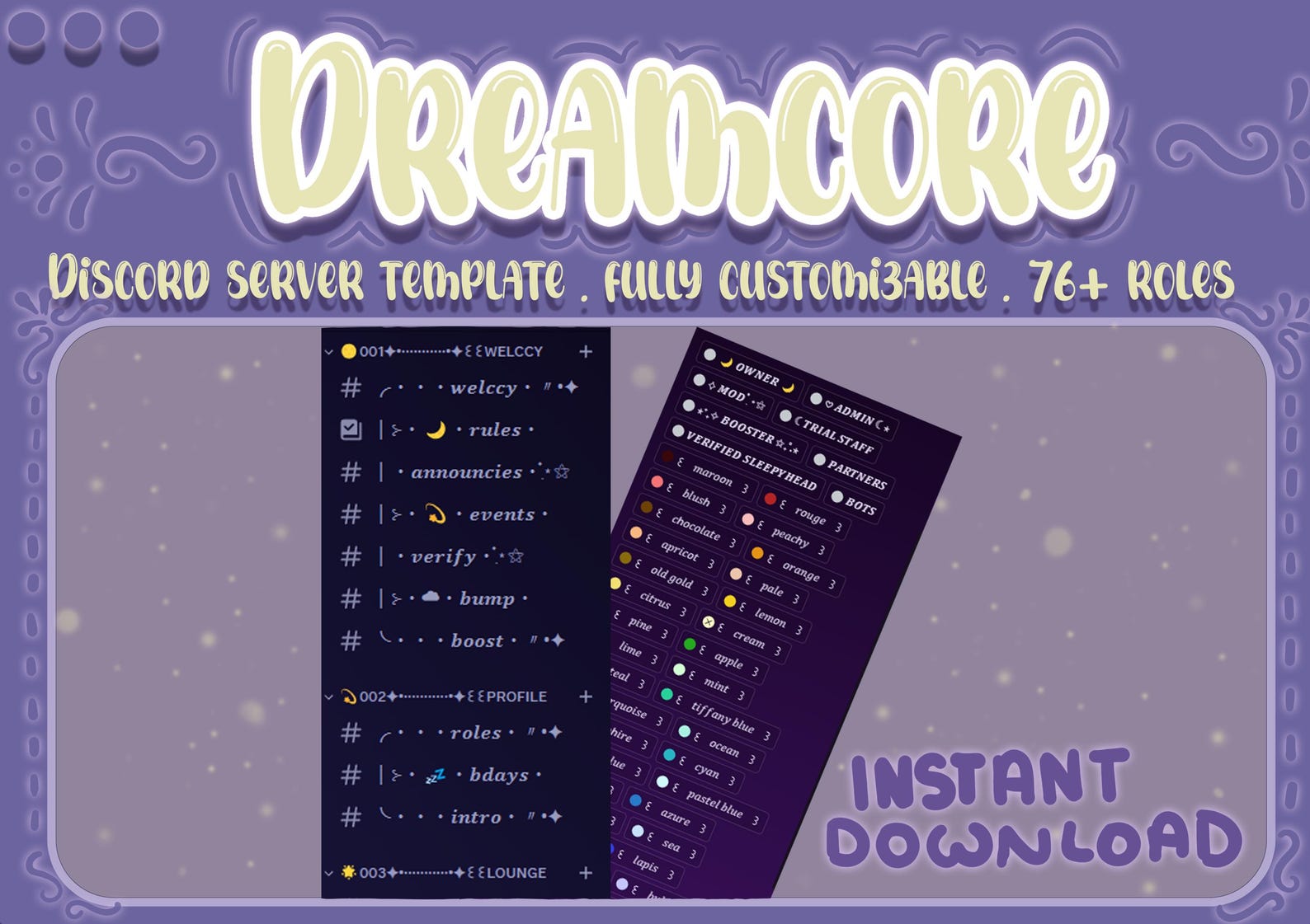 DREAM CORE Style Discord Server Template - Etsy