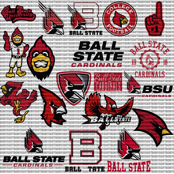 Ball State Cardinals Svg - Etsy