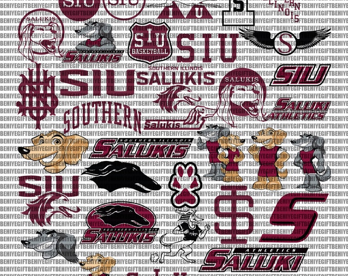 Southern Illinois University SIU Salukis NCAA Collegiate 4 Inch Vinyl ...
