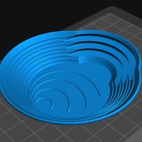 Spiral Gold Mining Pan 3D Model: STL & Parasolid Files (15 3/4 Inches ...