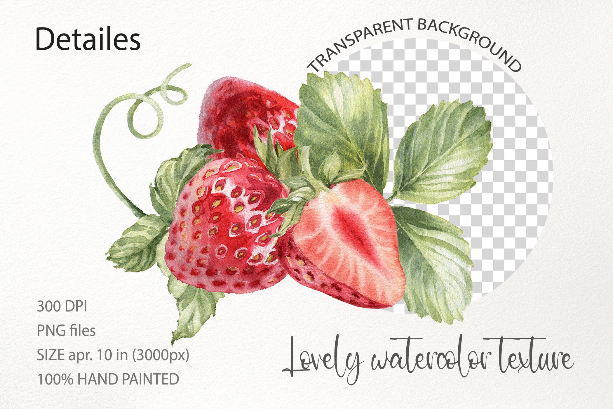 Watercolor Strawberry Clipart. Strawberries Illustration PNG. Border ...