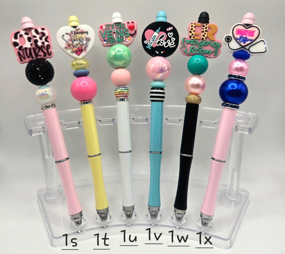 Doctor or Nurse Themed Beadable Pens Beaded Pens #4 - Etsy