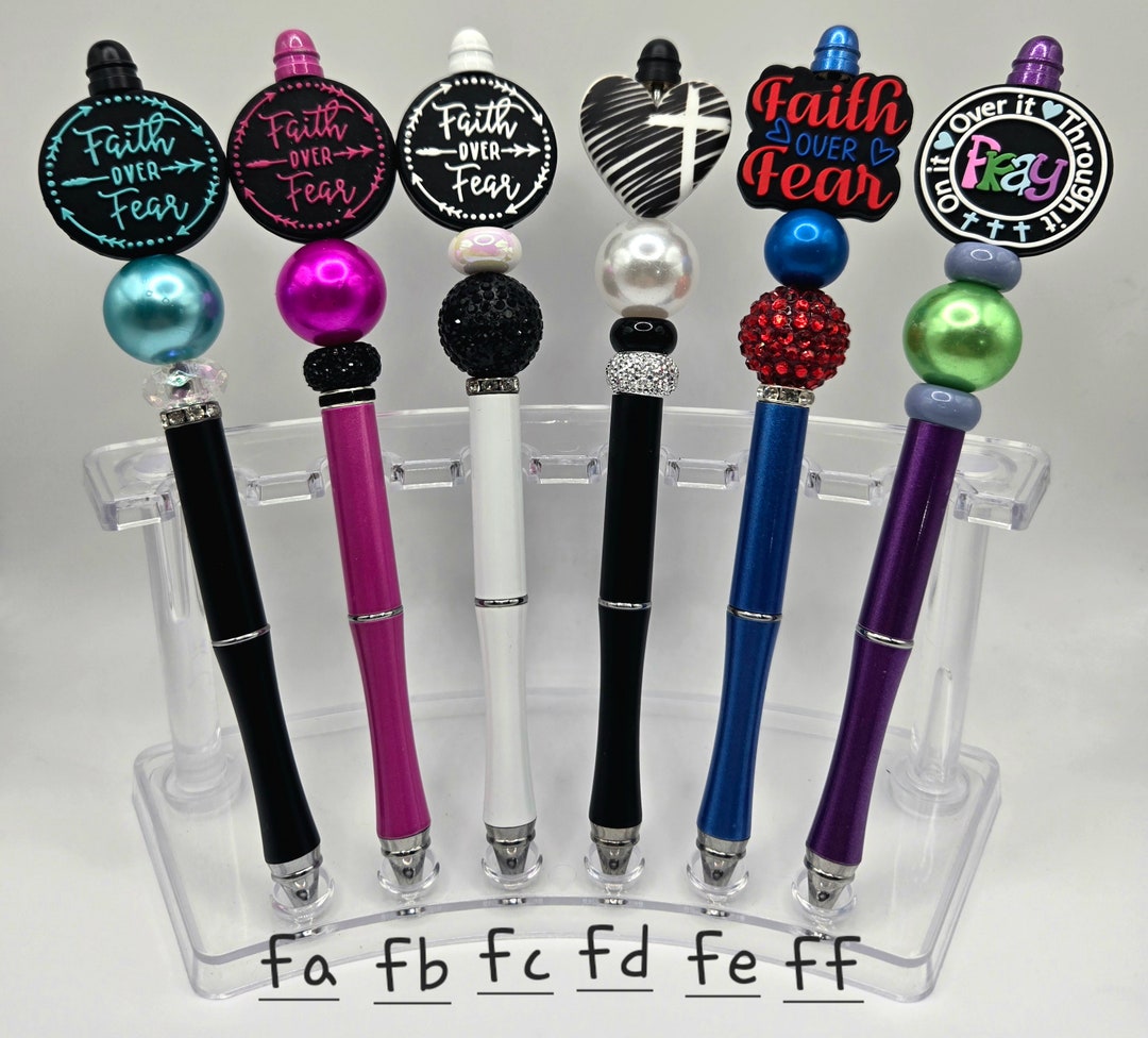 Faith Based Themed Beadable Pens Beaded Pens - Etsy