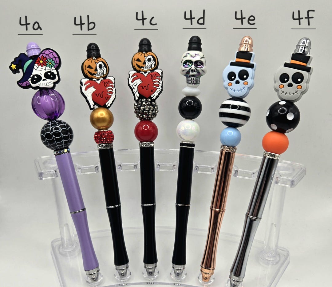 Halloween Themed Beaded Pen Beadable Pen #1 - Etsy