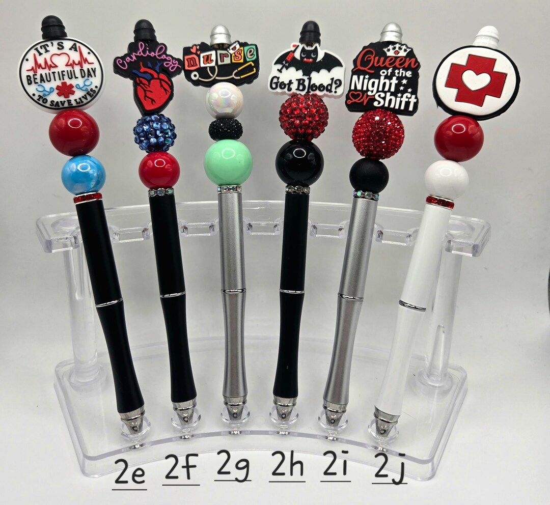 Doctor or Nurse Themed Beadable Pens Beaded Pens #6 - Etsy