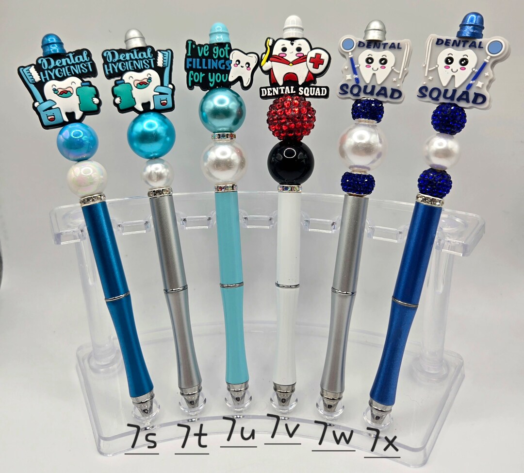 Dentist Dental Themed Beadable Pens Beaded Pens #1 - Etsy
