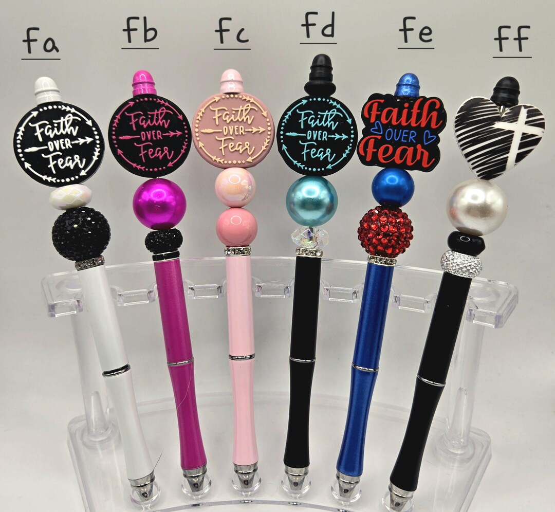 Faith Based Themed Beadable Pens Beaded Pens - Etsy