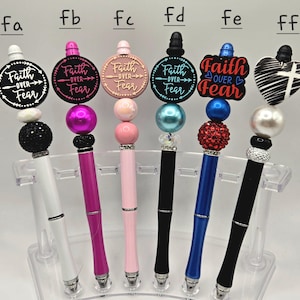 Faith Based Themed Beadable Pens Beaded Pens - Etsy