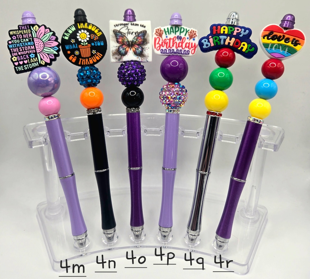 Uplifting Inspirational Beaded Pen Beadable Pen #5 - Etsy
