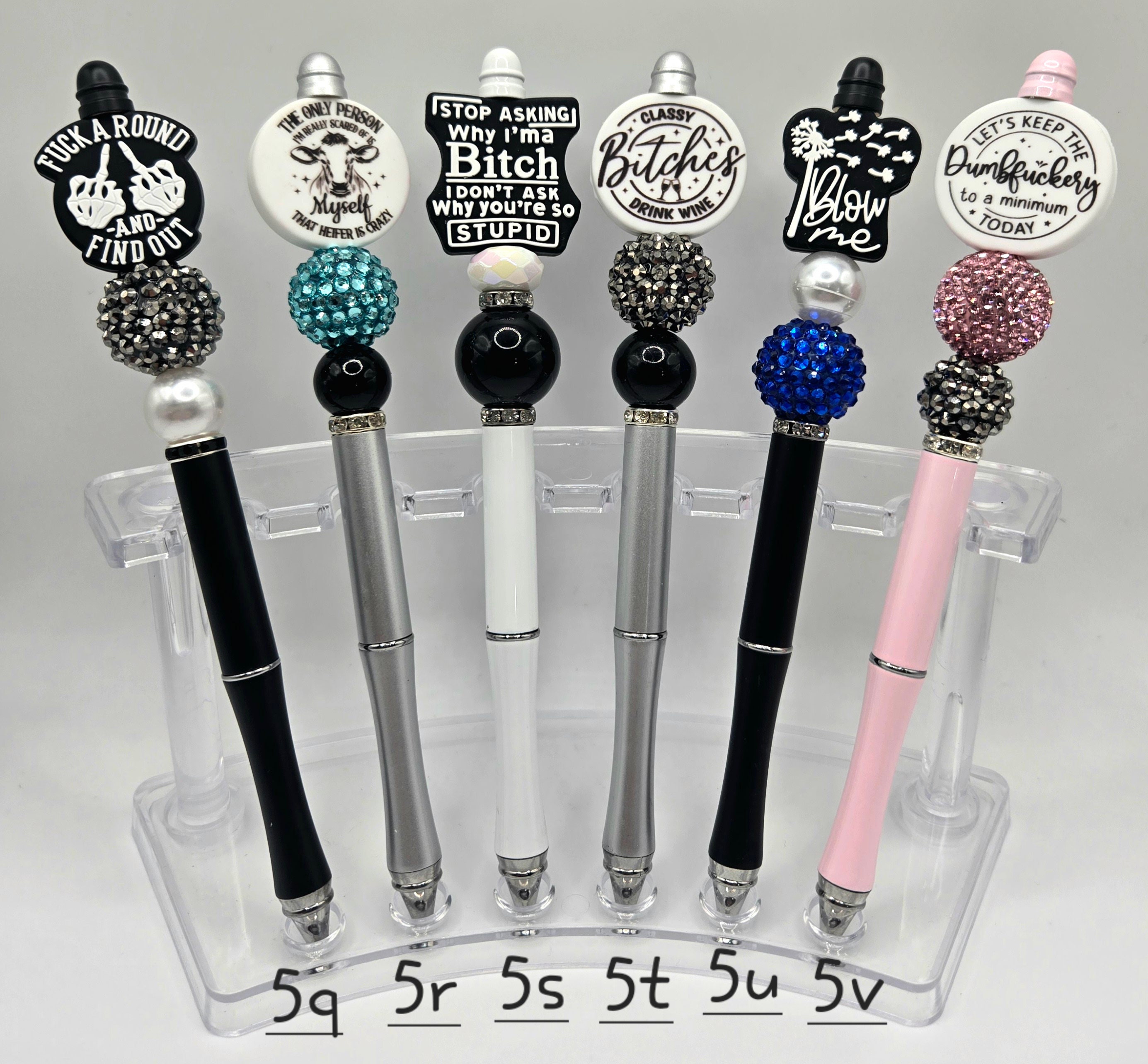 Sarcastic Funny Metal Beadable Pens #5 - Etsy