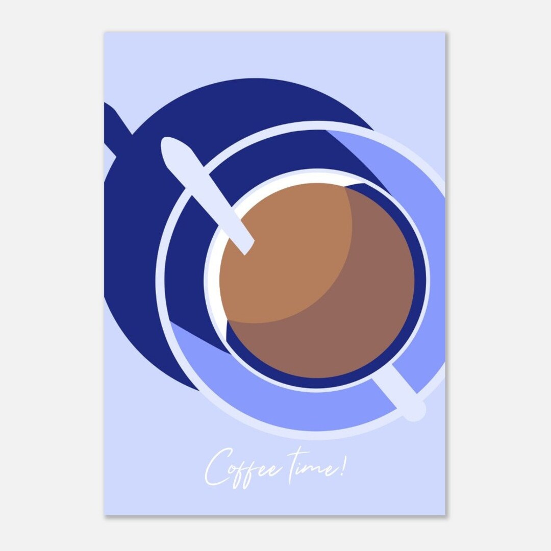 Coffee Time Paper Poster - Etsy