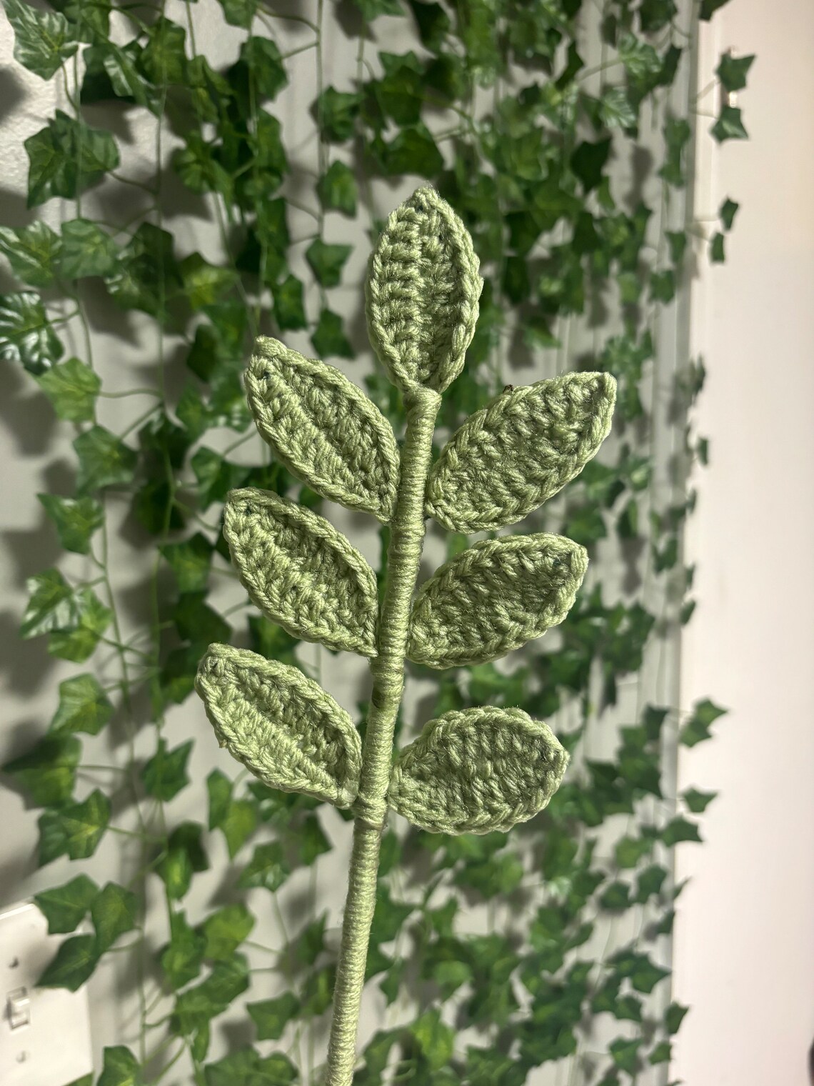 Crochet Leaf Branch - Etsy