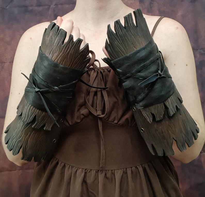 Druid / Ranger Arm Bracers - Etsy
