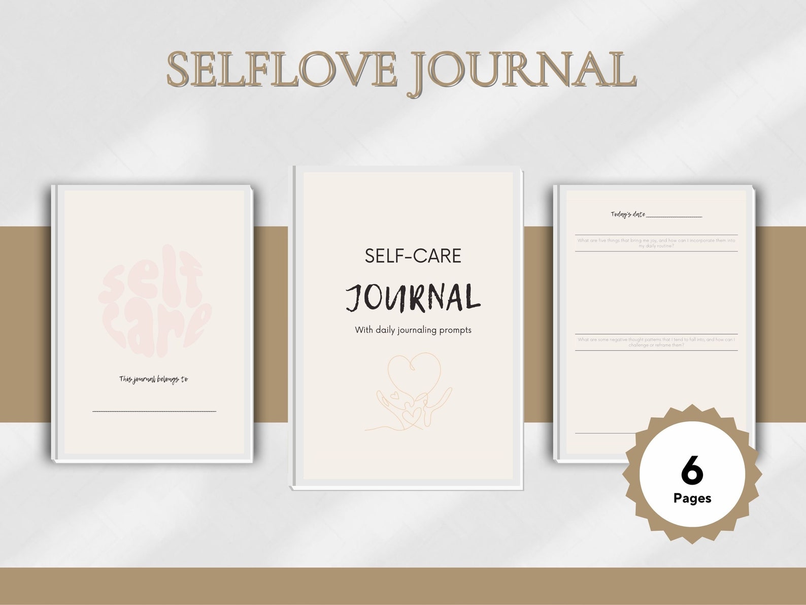 Digital Self-love Printable Planner for Beauty Journal and Skincare ...
