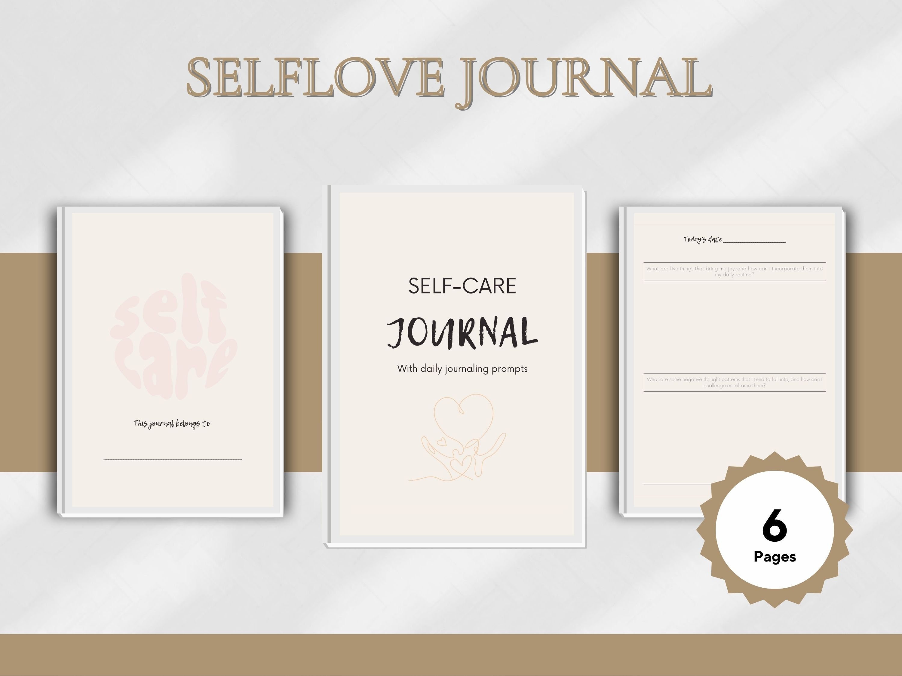 Digital Self-love Printable Planner for Beauty Journal and Skincare ...