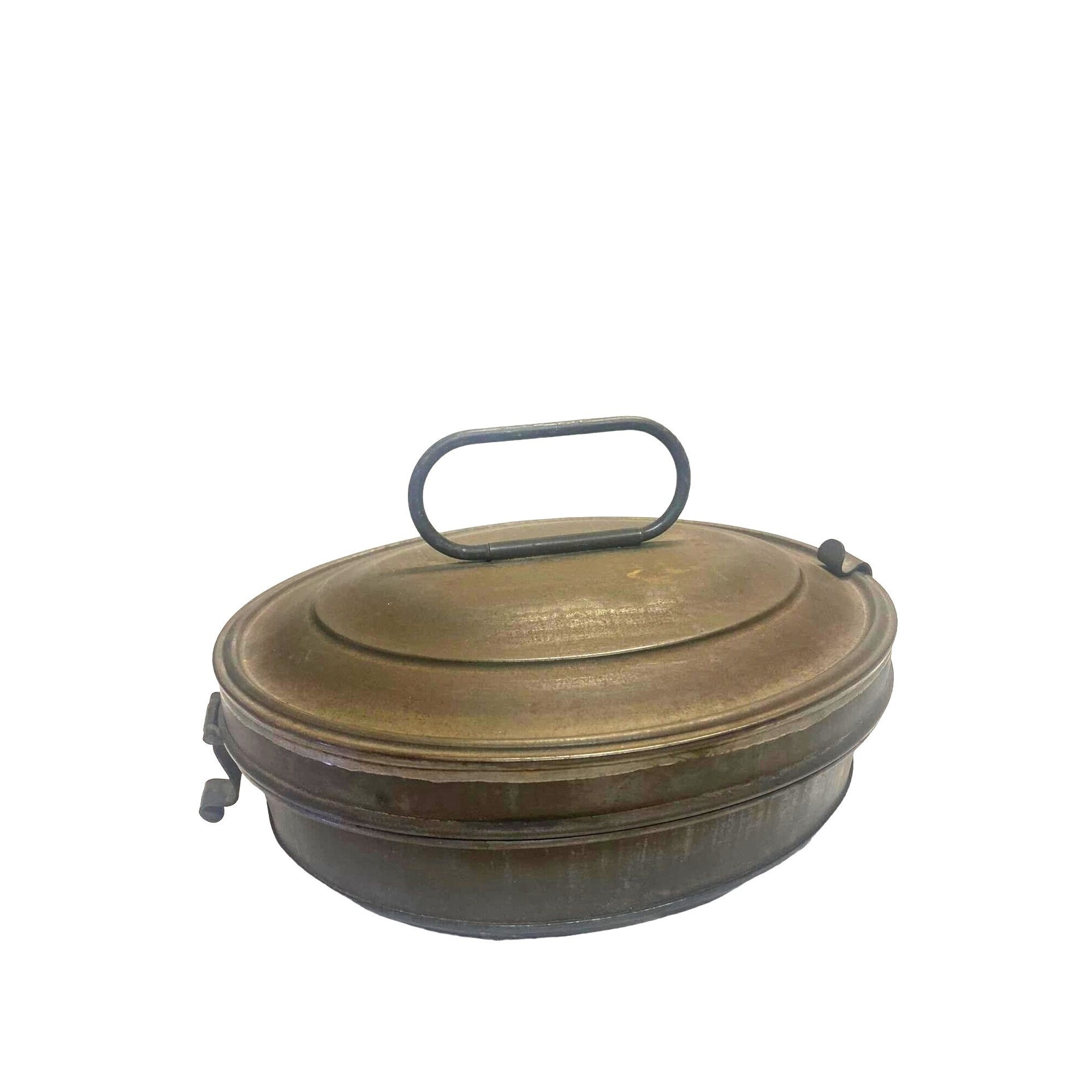 Antique European Oval Steam Pudding Cake Tin With Lid Jello - Etsy