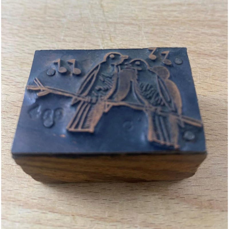 Wooden Printing Block - Etsy