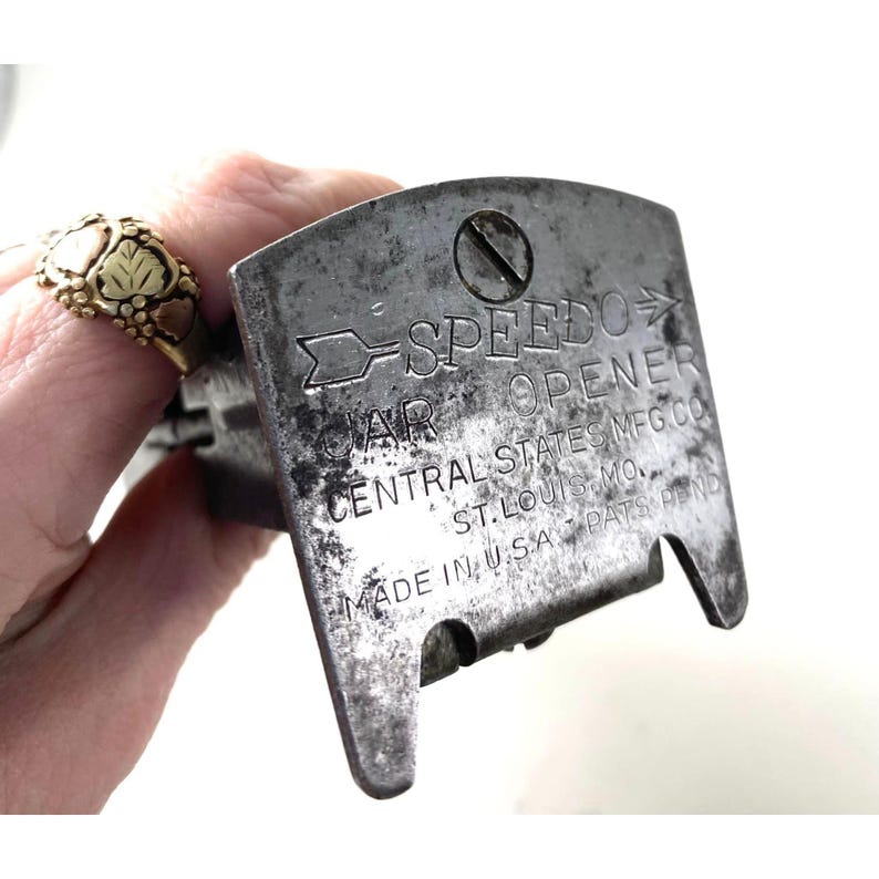 Vintage Speedo Jar Opener Metal Screw Cap Remover Tool Made in USA - Etsy