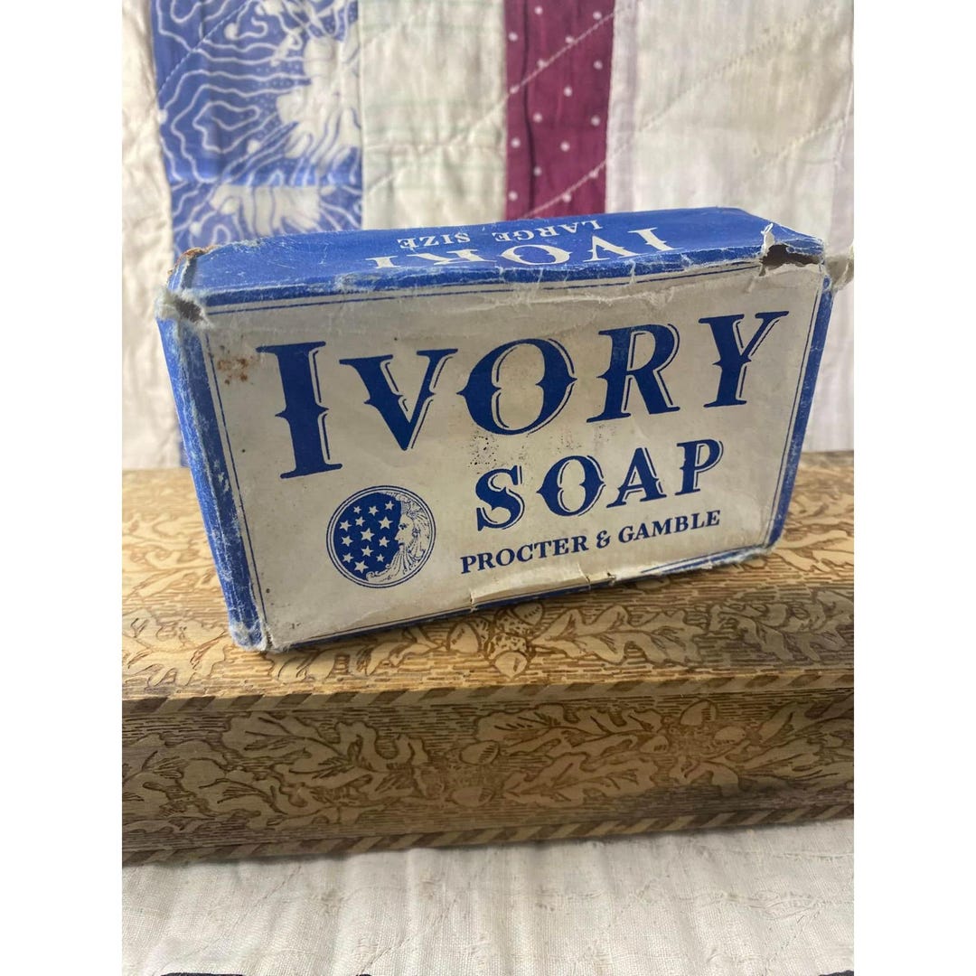 Vintage 1940s Ivory Soap Bar Procter & Gamble Large Size Collectible ...