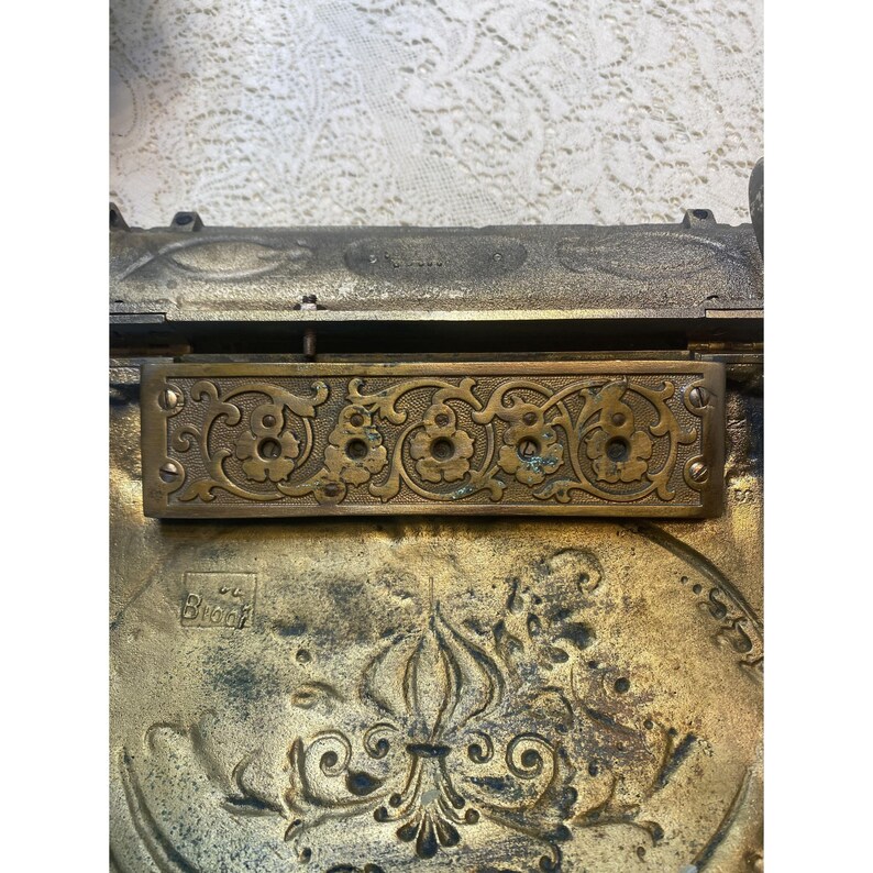 Antique Brass Cash Register Front Panel: Metal Salvage Decor - Etsy