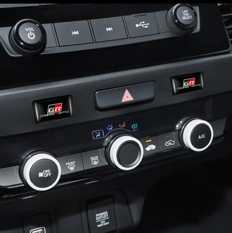 New Toyota GR Sport Gazoo Racing 5 Badge Sticker Set Yaris GR86 Corolla ...