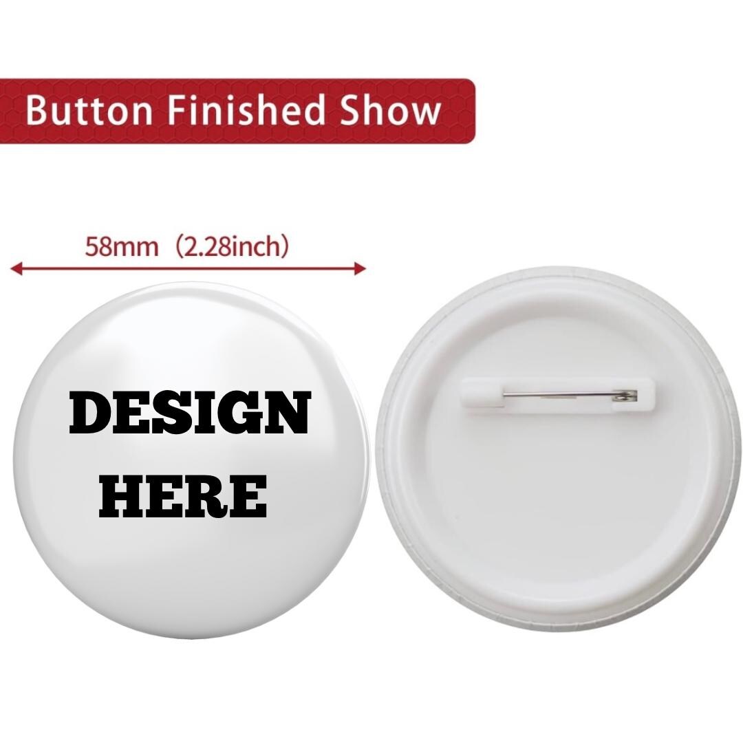 Custom Circle Buttons, Birthdays, Parties, Christmas, Gifts, Favors ...