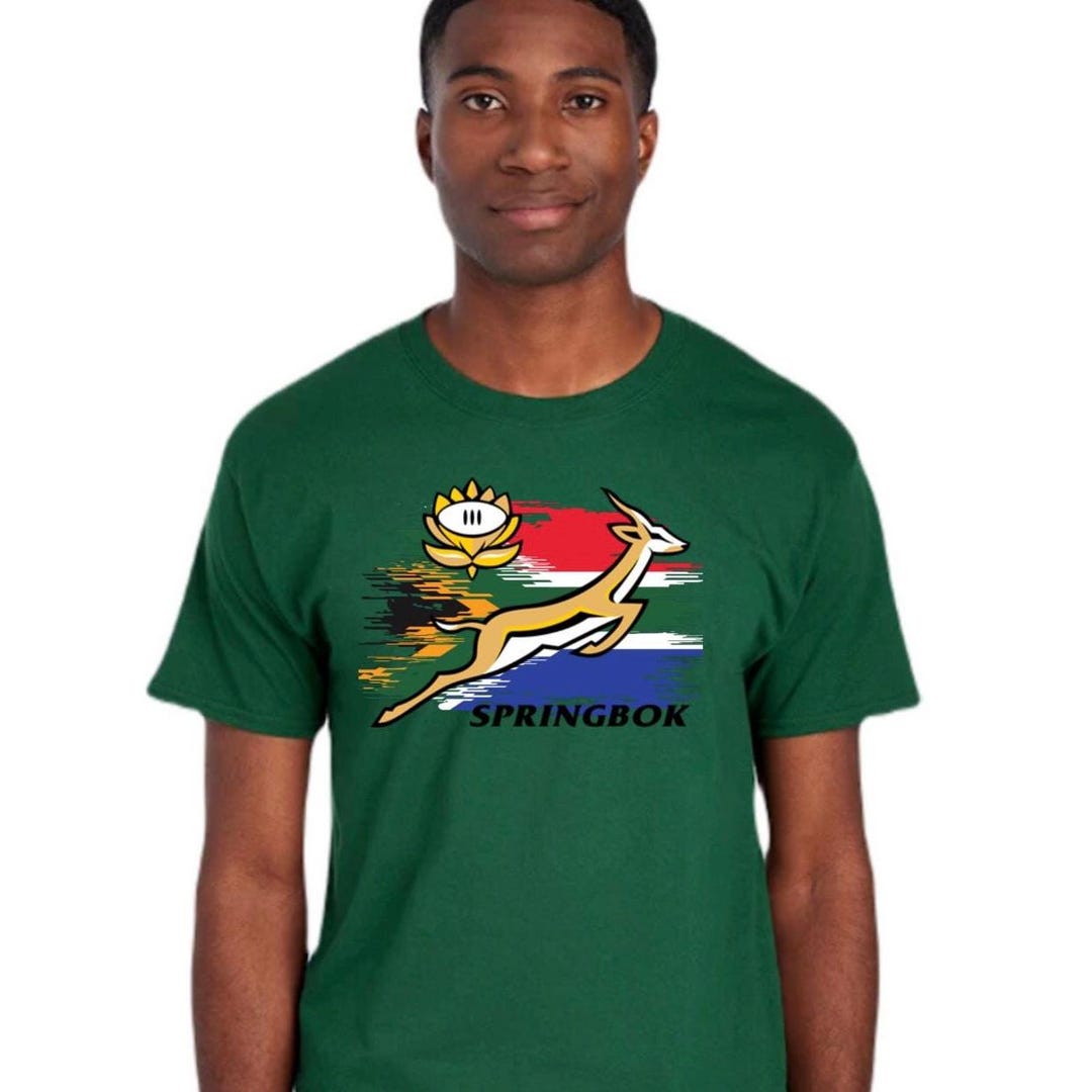 Unisex Springbok T-shirt, South African Shirt, Rugby. - Etsy