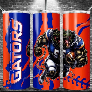 Gator 20oz Skinny Tumbler Sublimation Designs, Sport Team for Straight ...