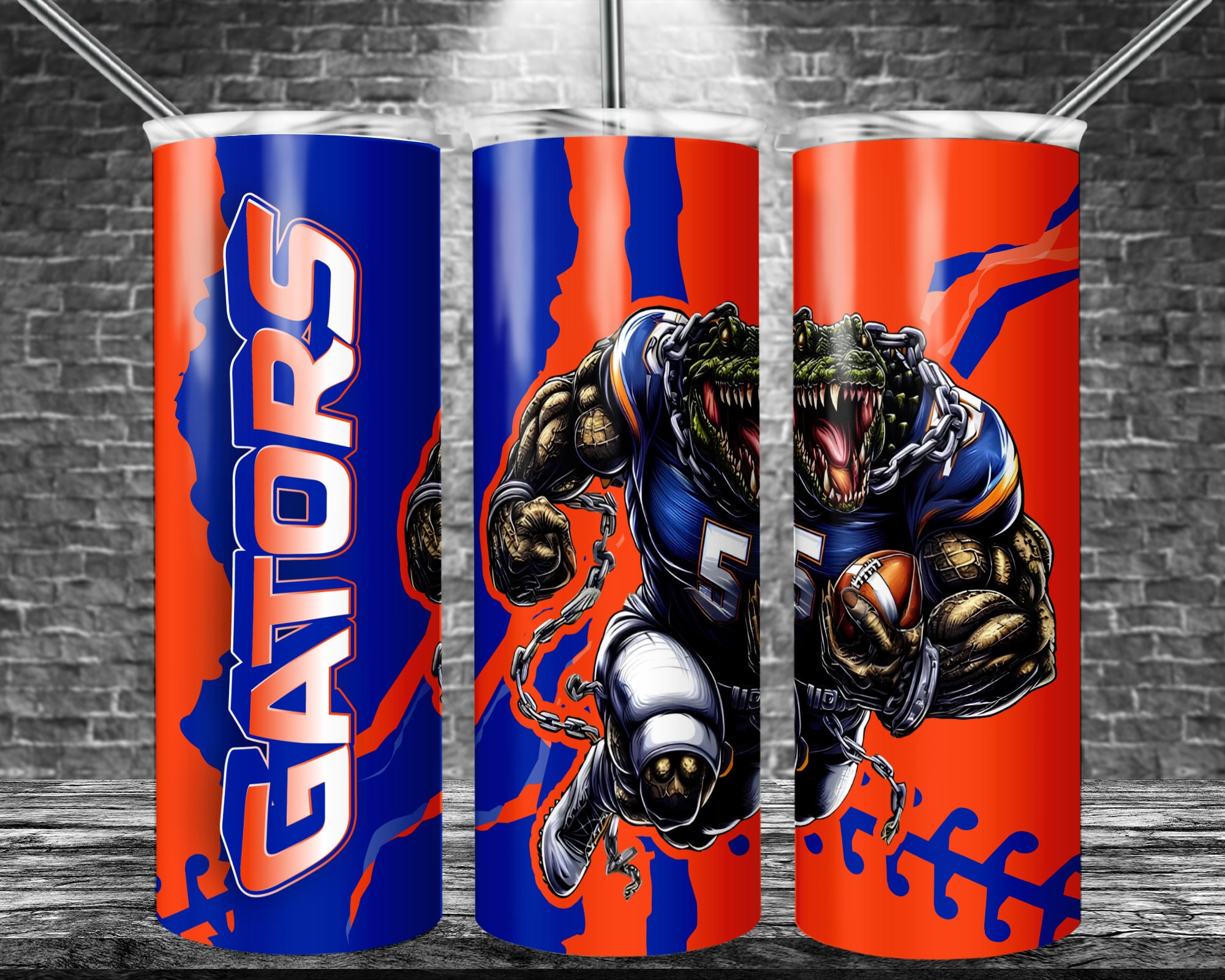 Gator 20oz Skinny Tumbler Sublimation Designs, Sport Team for Straight ...