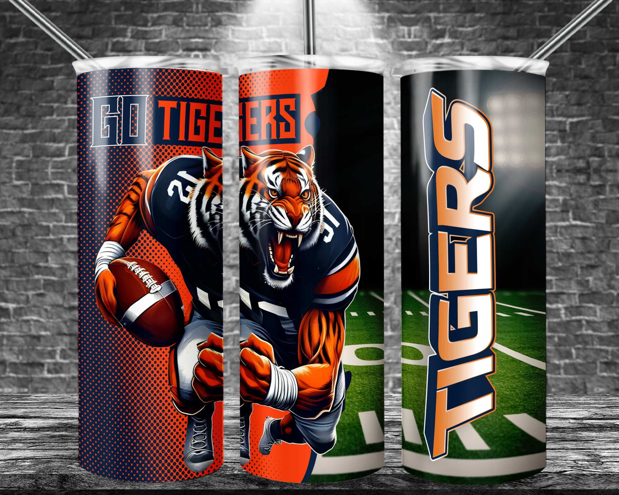 20oz Skinny Tumbler Sublimation Designs, Sport Team for Straight Wrap ...