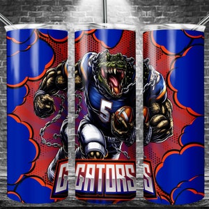 Gator 20oz Skinny Tumbler Sublimation Designs, Sport Team for Straight ...