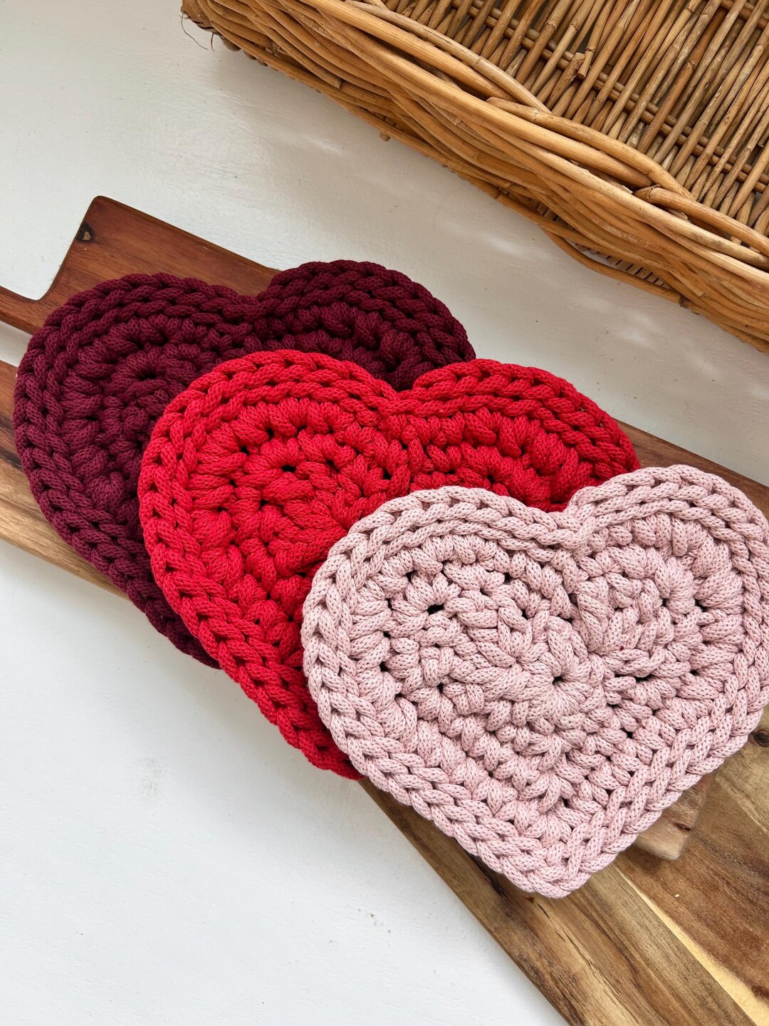 Heart Trivet for Hot Dishes Cozy Valentine Home Decor Wedding Bridal ...