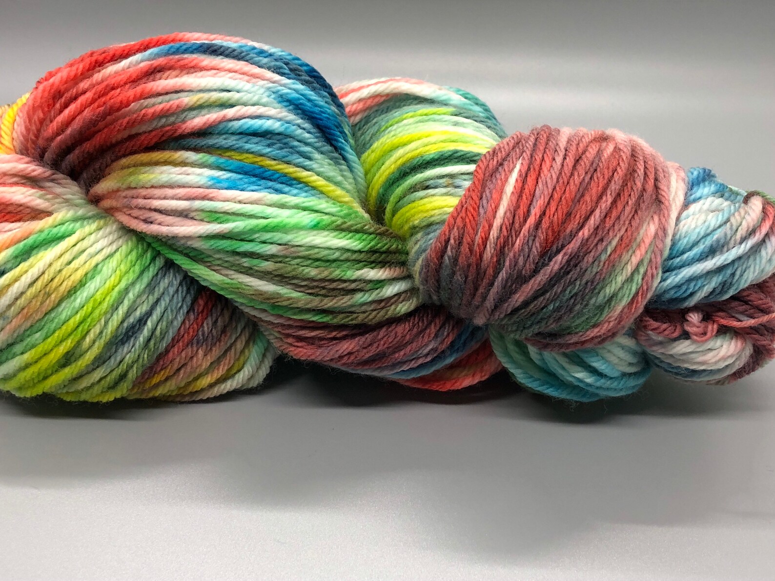 Hand Dyed Worsted Weight Yarn Variegated 100% Superwash - Etsy