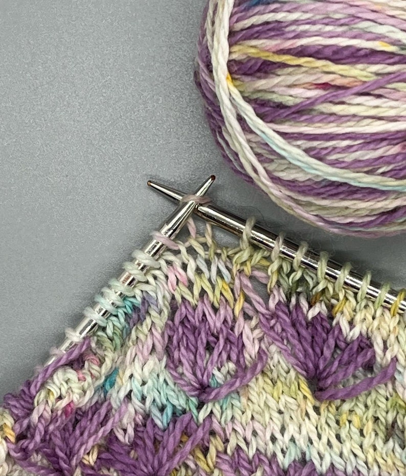 Hand Dyed Assigned Pooling Yarn Lotus Flower Garden Colorway Fingering ...