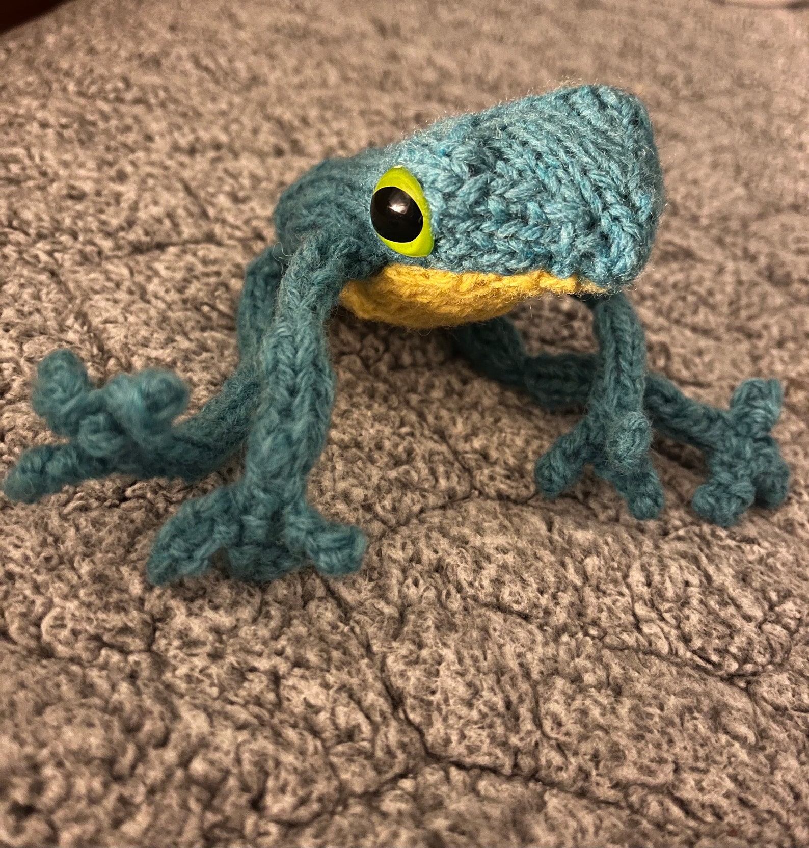 Sweater for Frog Stuffie Knit Miniature Froggie Froggy Stuffed Animal ...