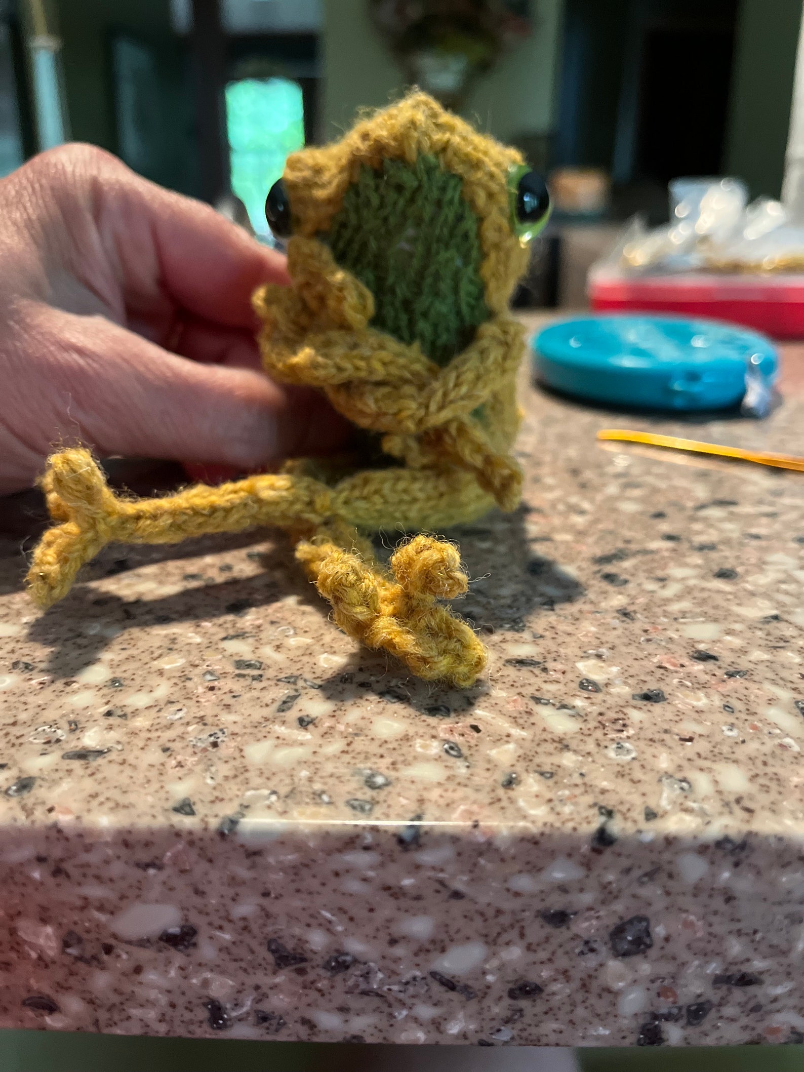 Sweater for Frog Stuffie Knit Miniature Froggie Froggy Stuffed Animal ...