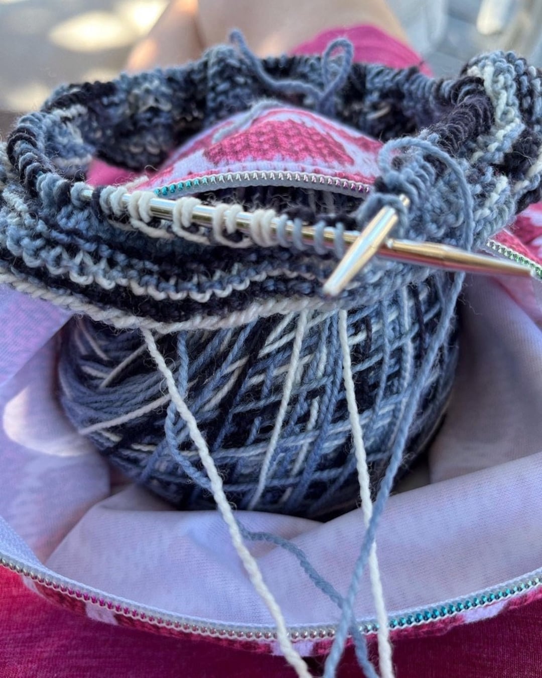 Mystery Assigned Pooling Knitting Pattern Two Colorbursts Fingering One ...
