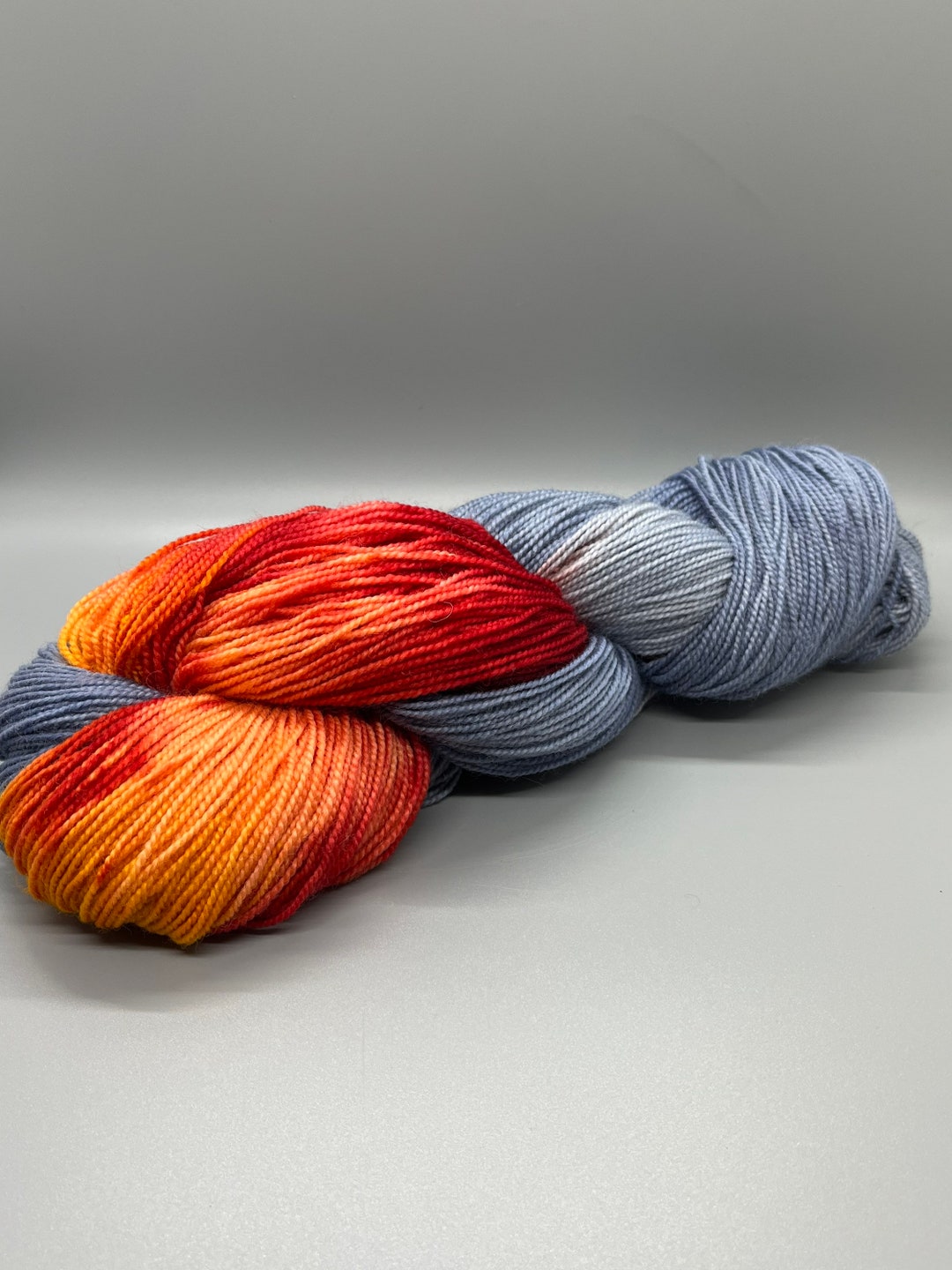 Hand Dyed Assigned Pooling Yarn Sunrise Sunset Colorway Fingering ...
