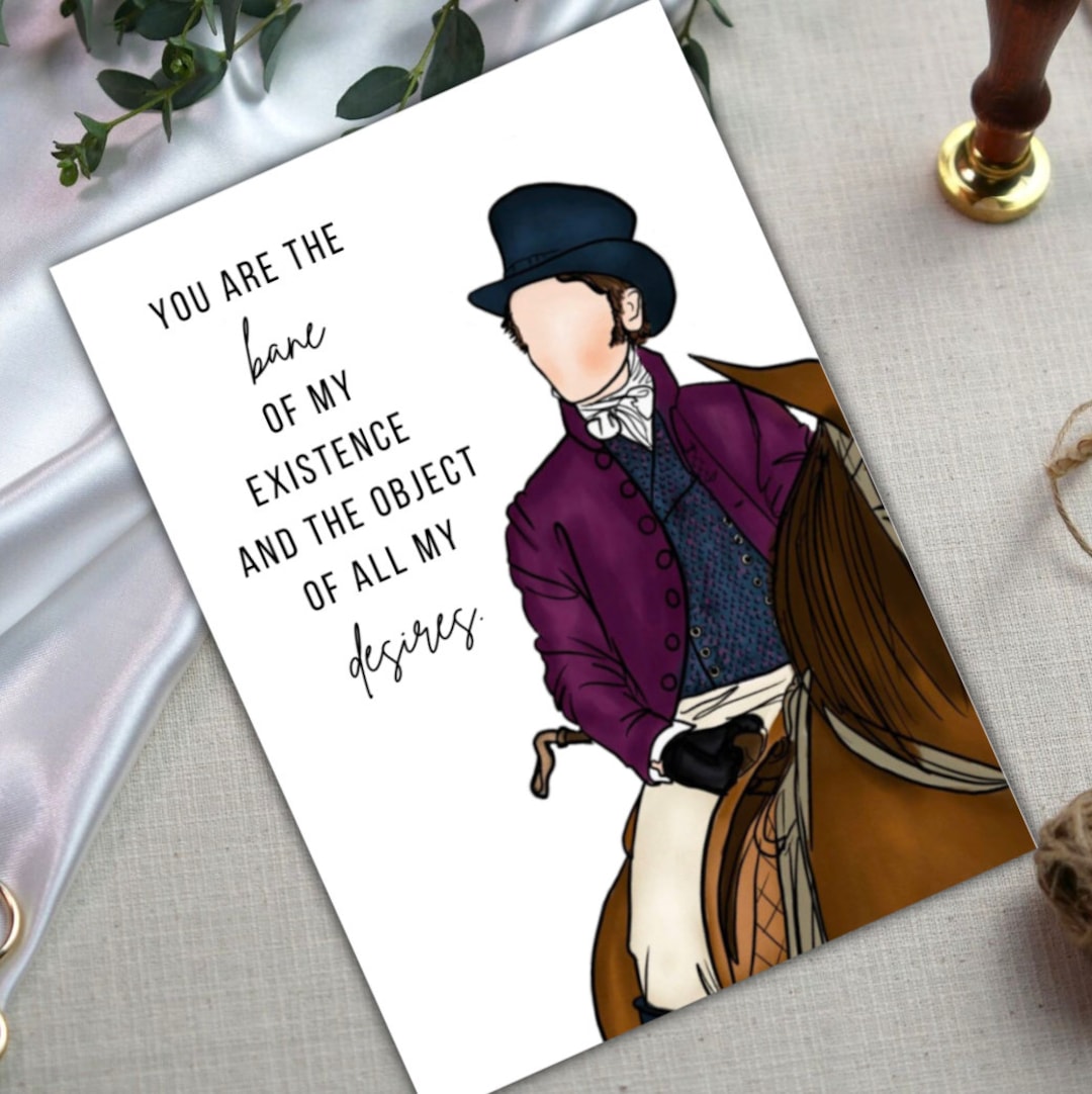 Bridgerton Birthday Card, Printable Bridgerton Birthday Card ...