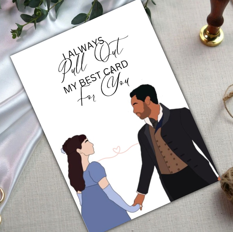 Bridgerton Birthday Card, Bridgerton Greeting Card, Birthday Card ...