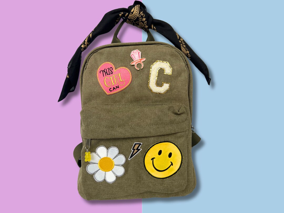 Custom Toddler Backpack With Patches, Trendy Baby Restaurant Bag, Mini ...