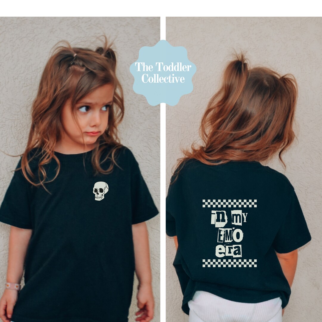 Toddler Era Shirt, in My Emo Era Tshirt, Rocker Kid Apparel, Gifts for ...