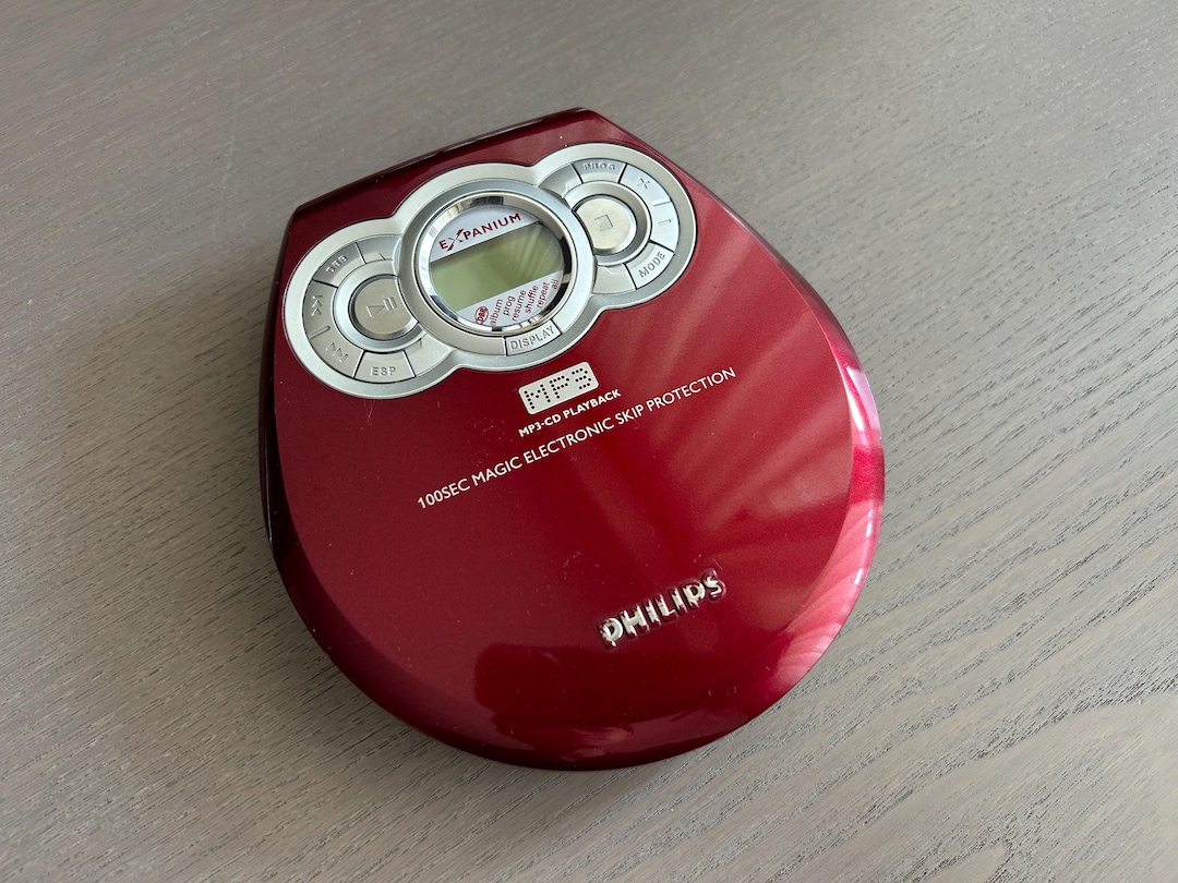 Retro Philips CD Player Expanium CD/MP3 Disc Walkman Playback Exp320/17 ...